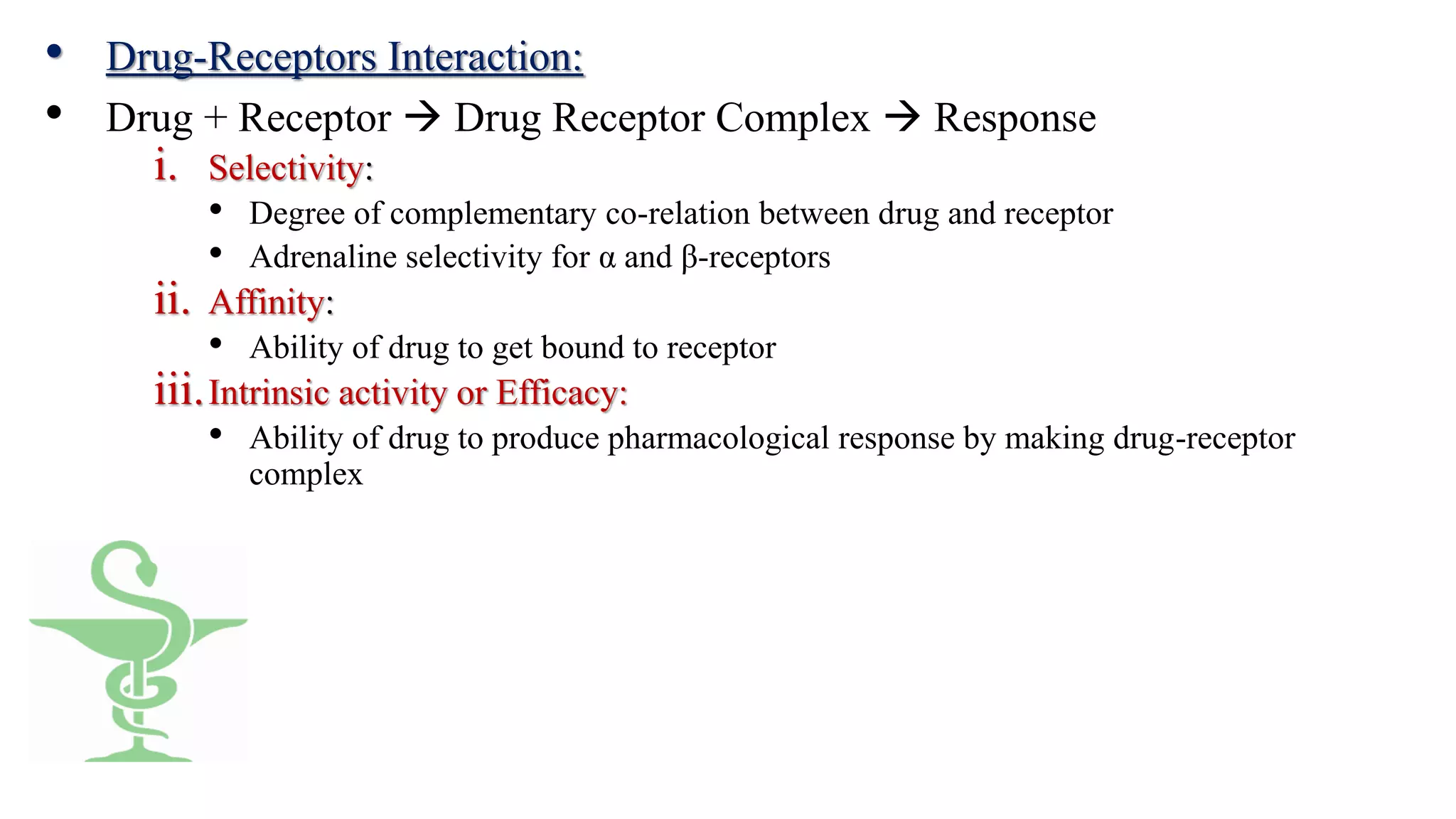 Pharmacodynamics, mechanism of drug action | PPTX