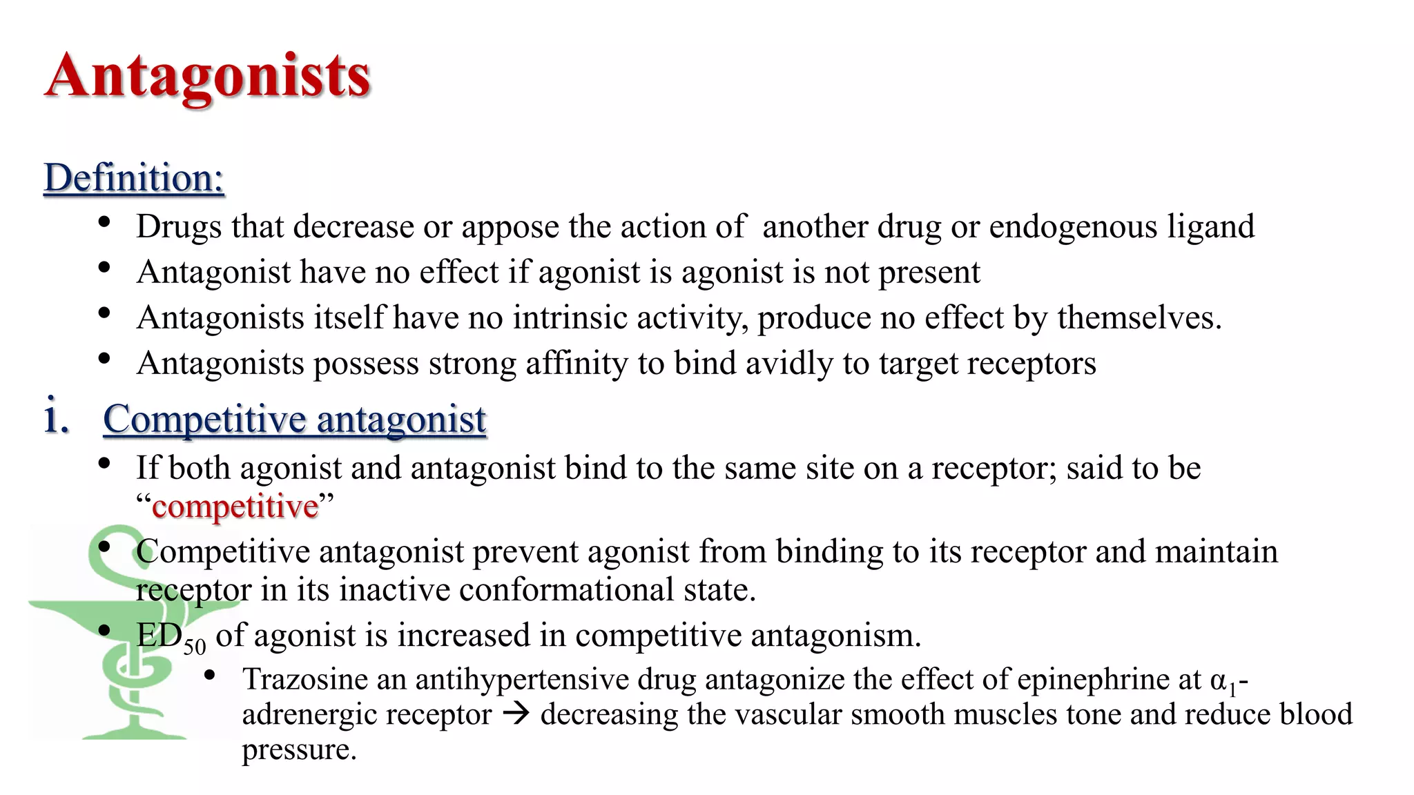 Pharmacodynamics, mechanism of drug action | PPTX