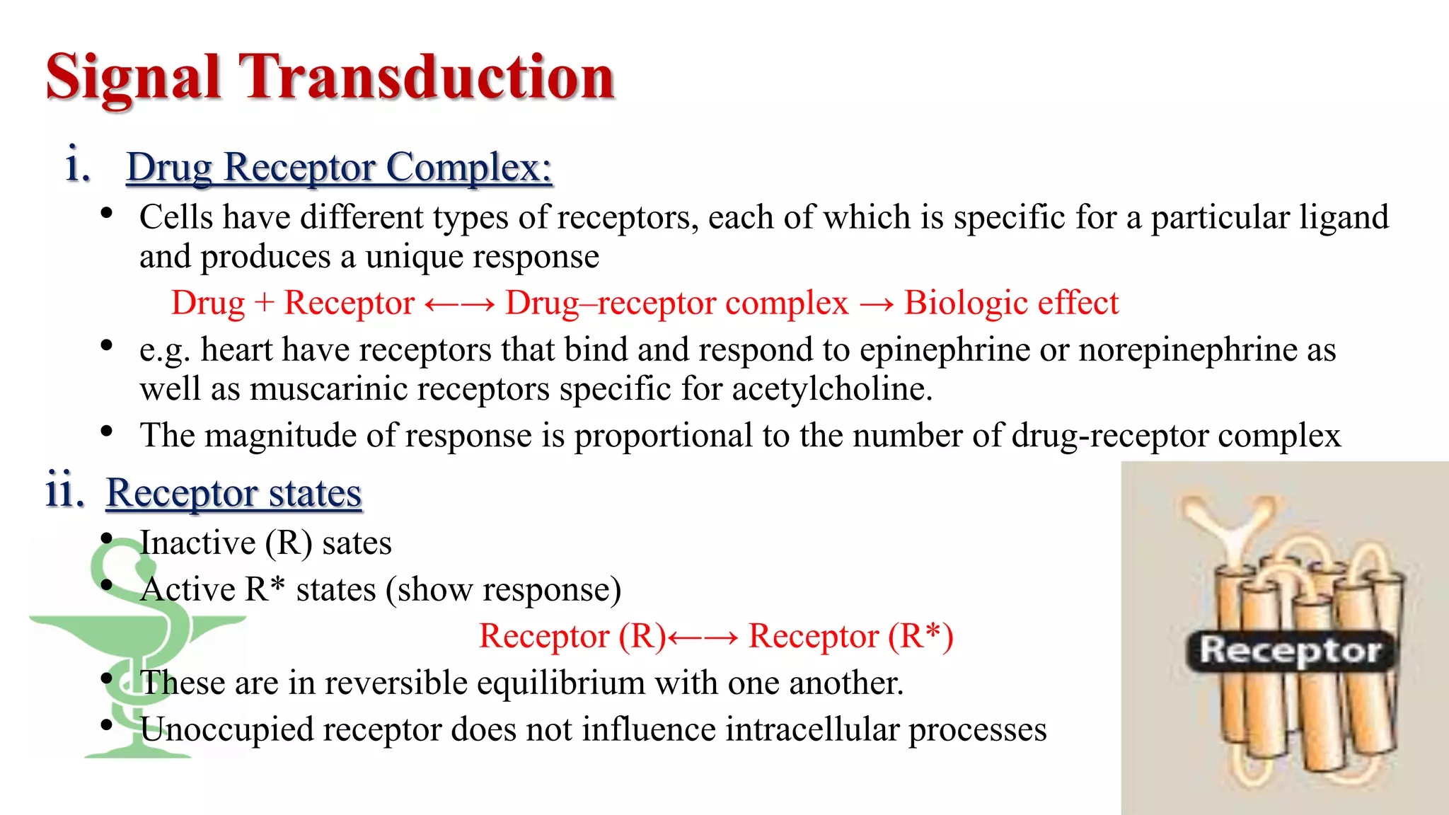 Pharmacodynamics, mechanism of drug action | PPTX