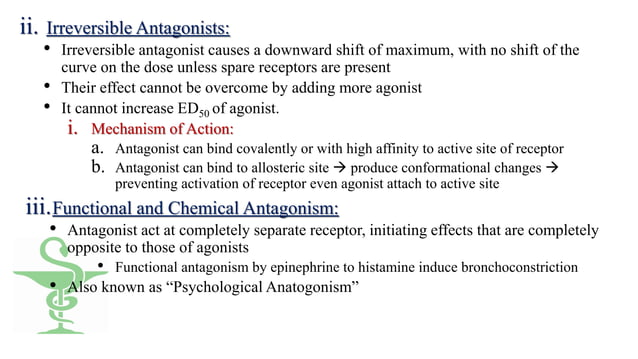 Pharmacodynamics, mechanism of drug action | PPTX