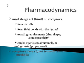 Pharmacodynamics notes.ppt power point preseentation | PPT