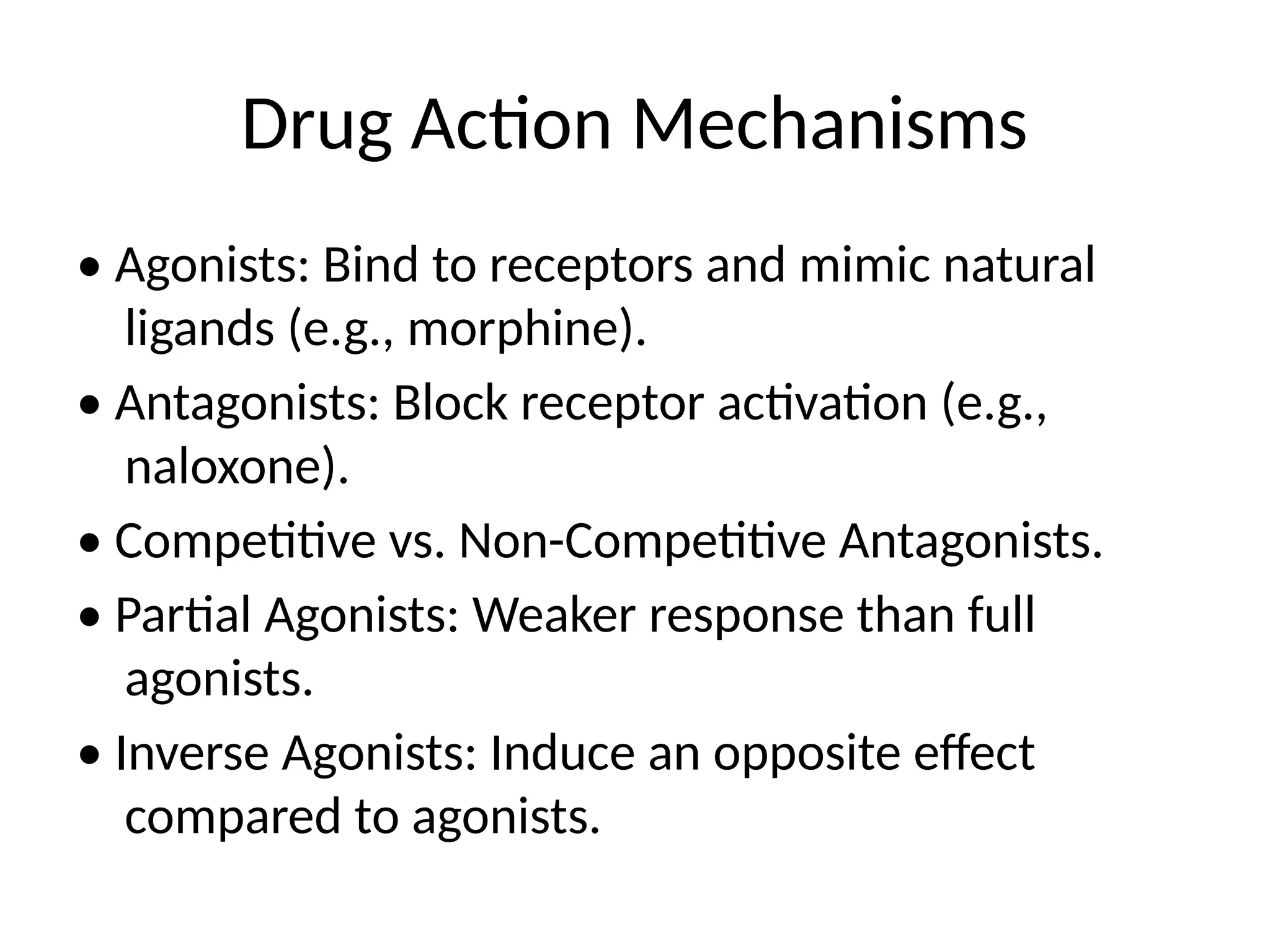Introduction to Pharmacodynamics: Principles of Drug Action. | PPTX