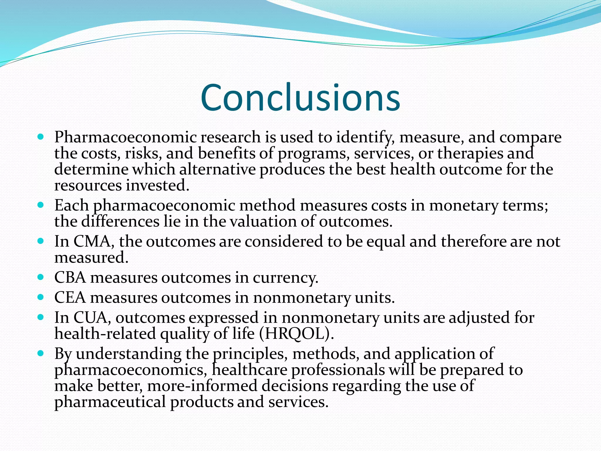 Pharmacoeconomics | PPTX