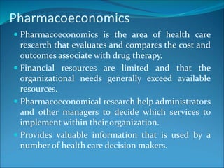 Pharmacoeconomics.ppt