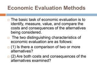 Pharmacoeconomics | PPTX