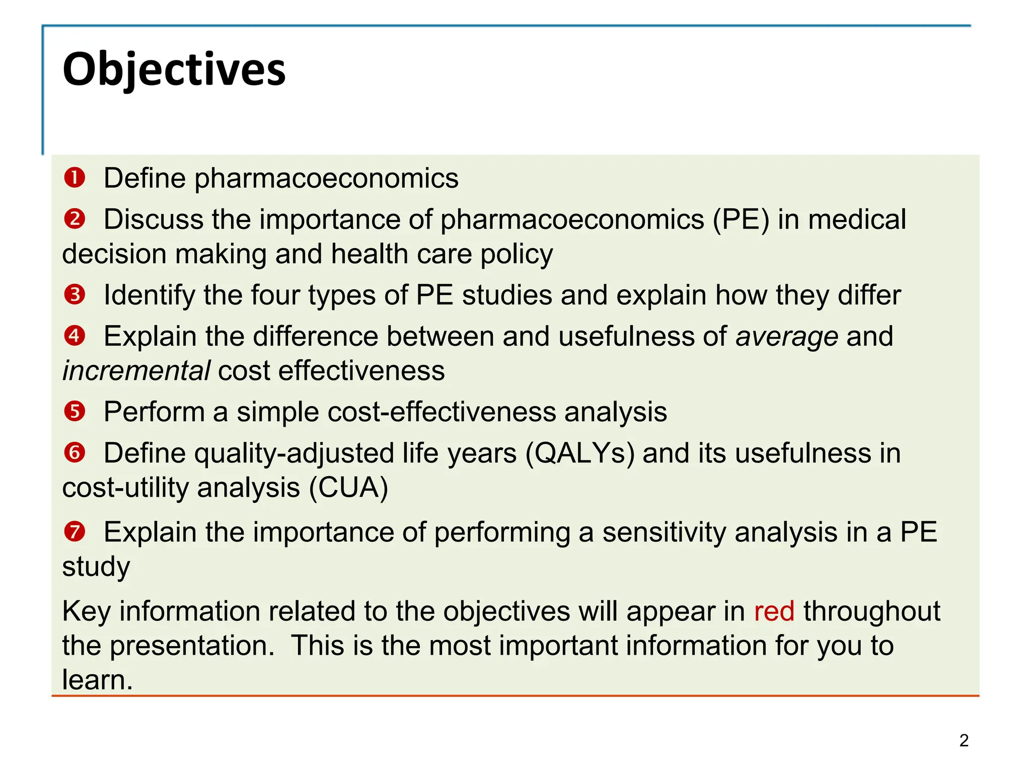 Pharmacoeconomics full lecture forBpharm | PPTX