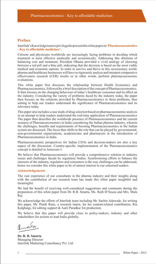 Pharmacoeconomics | PDF