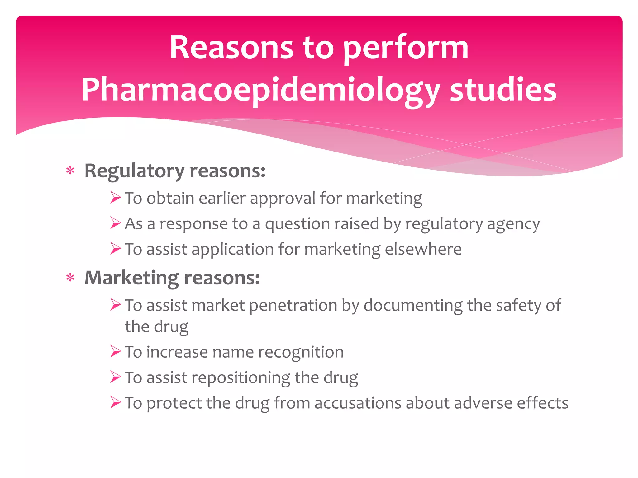 Pharmacoepidemiology | PPTX