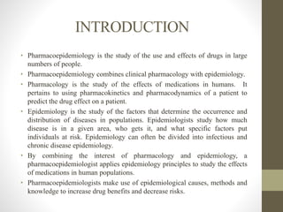 Pharmacoepidemiology | PPTX