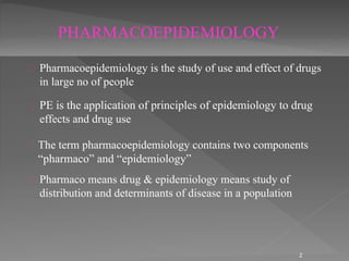 Pharmacoepidemiology | PPT