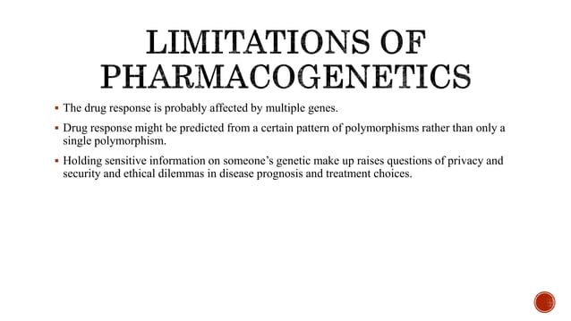 Pharmacogenetic | PPT