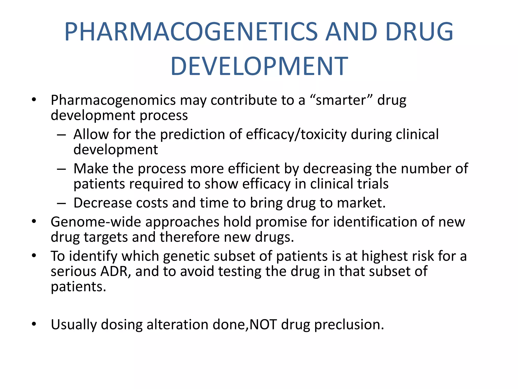 Pharmacogenetics | PPTX