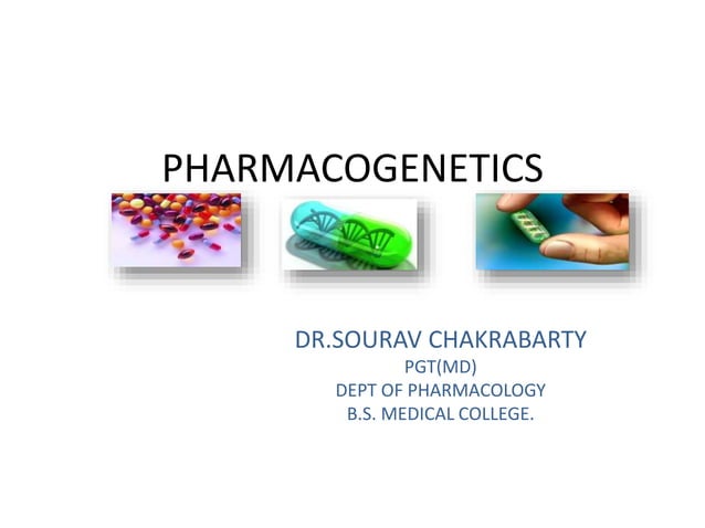 Pharmacogenetics | PPTX | Pharmaceutical Industry | Industries