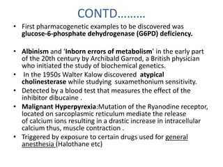Pharmacogenetics | PPTX