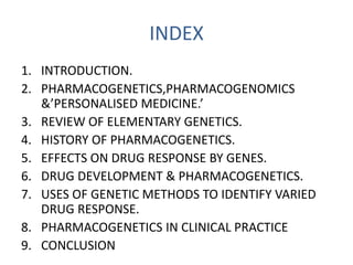 Pharmacogenetics | PPTX