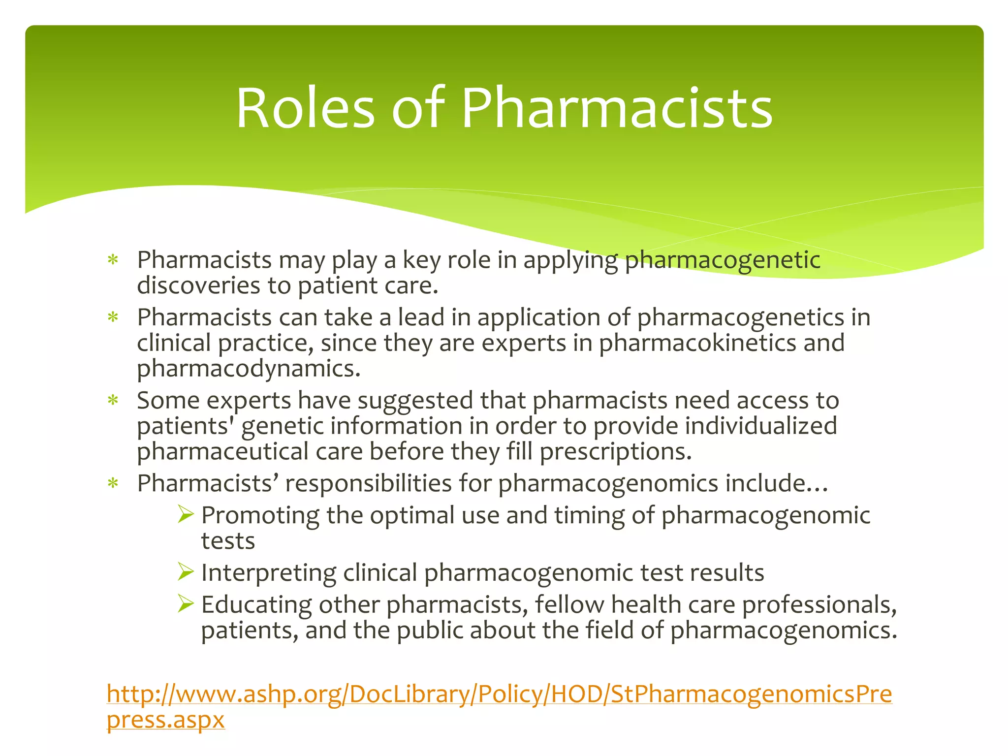 Pharmacogenetics | PPTX
