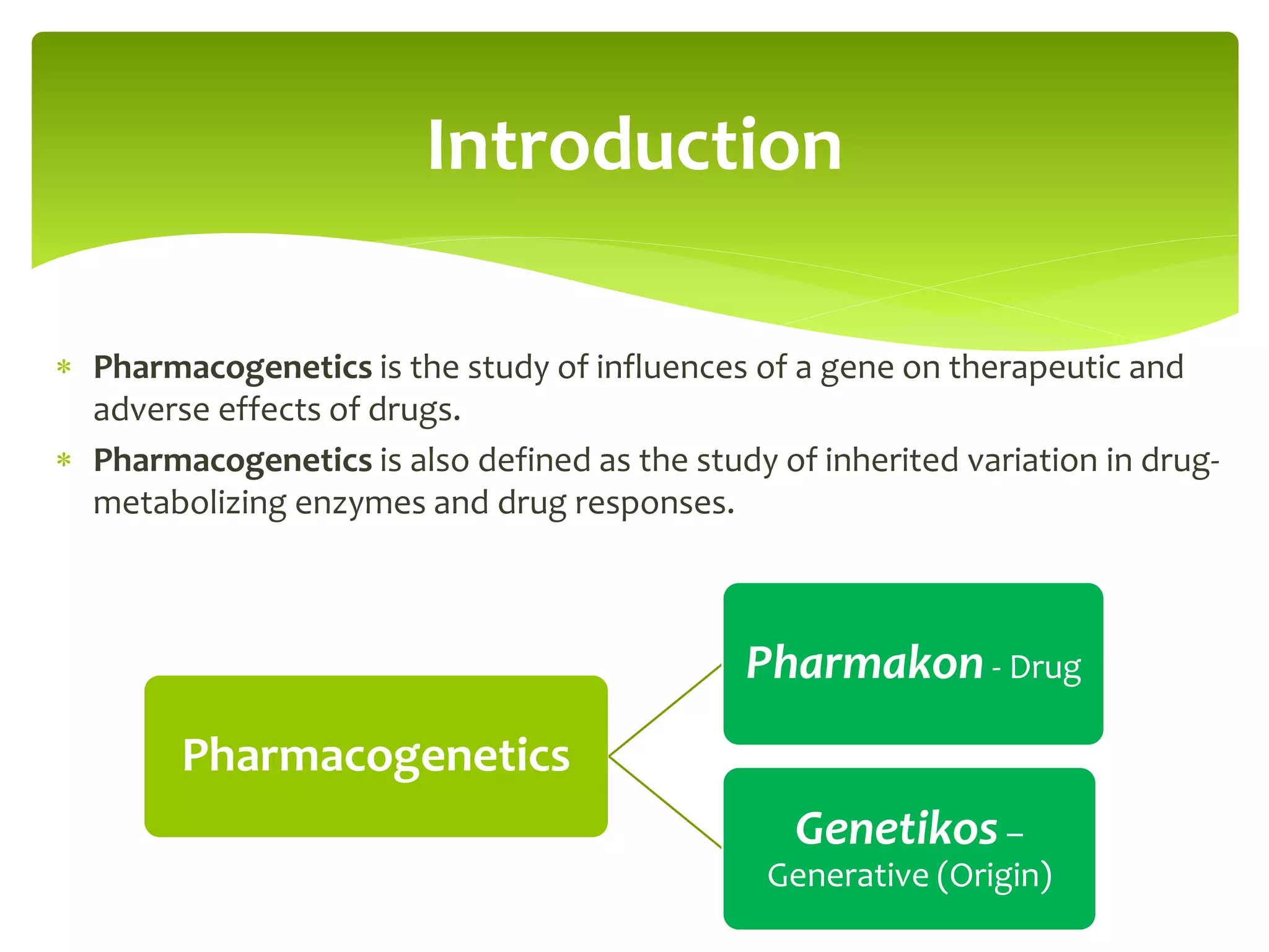 Pharmacogenetics | PPTX