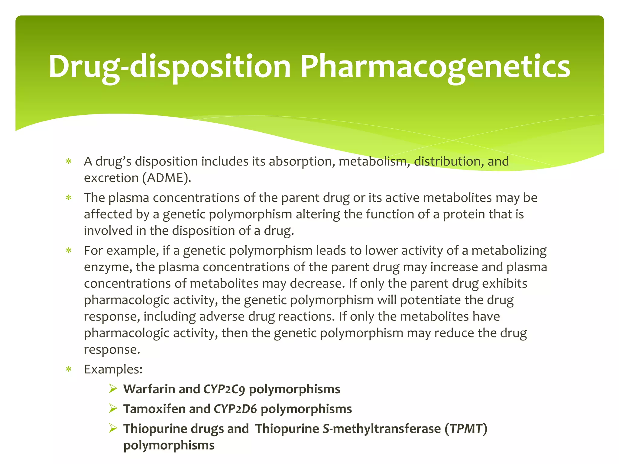 Pharmacogenetics | PPTX
