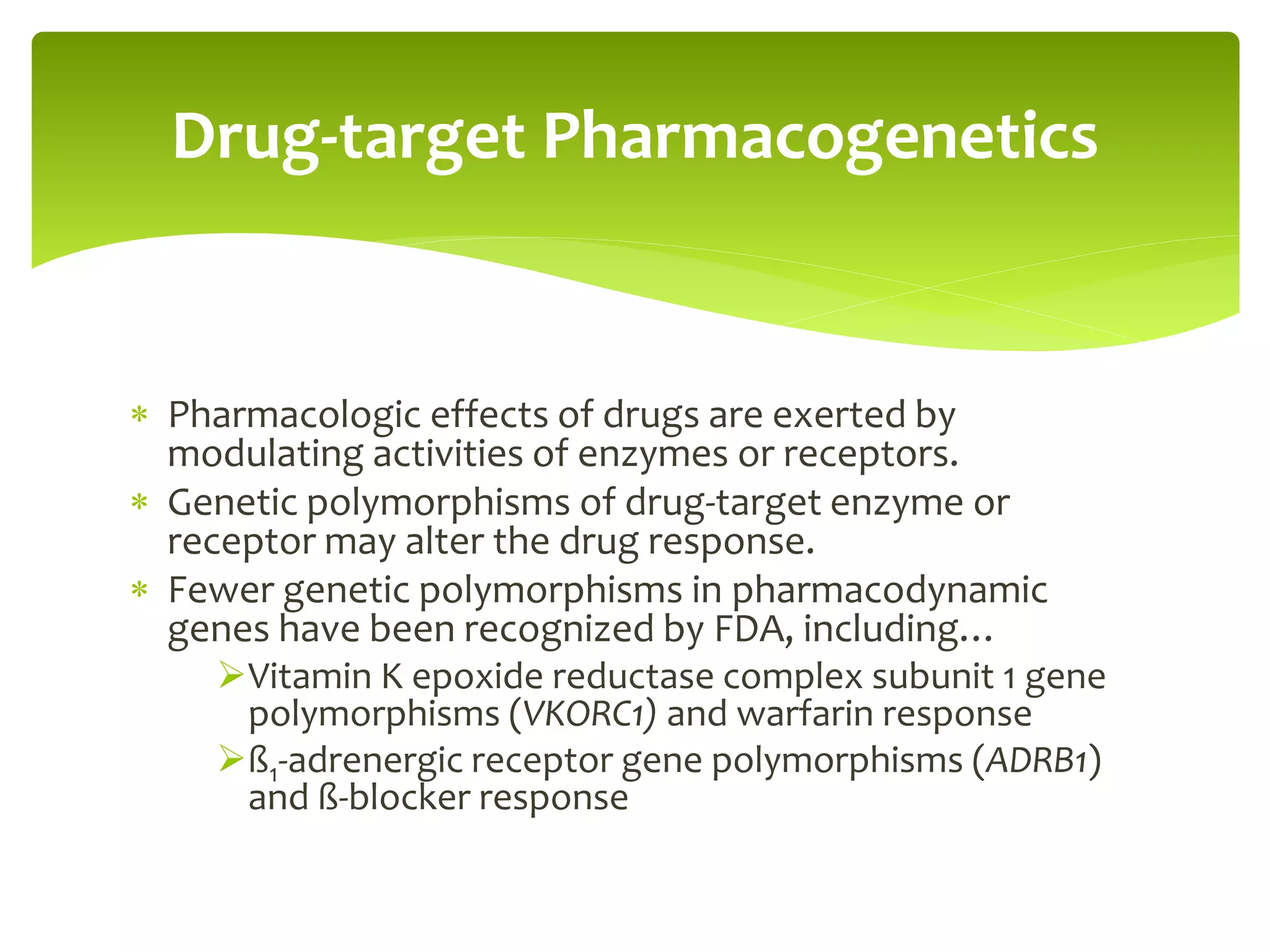 Pharmacogenetics | PPTX