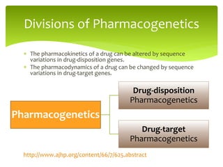 Pharmacogenetics | PPTX