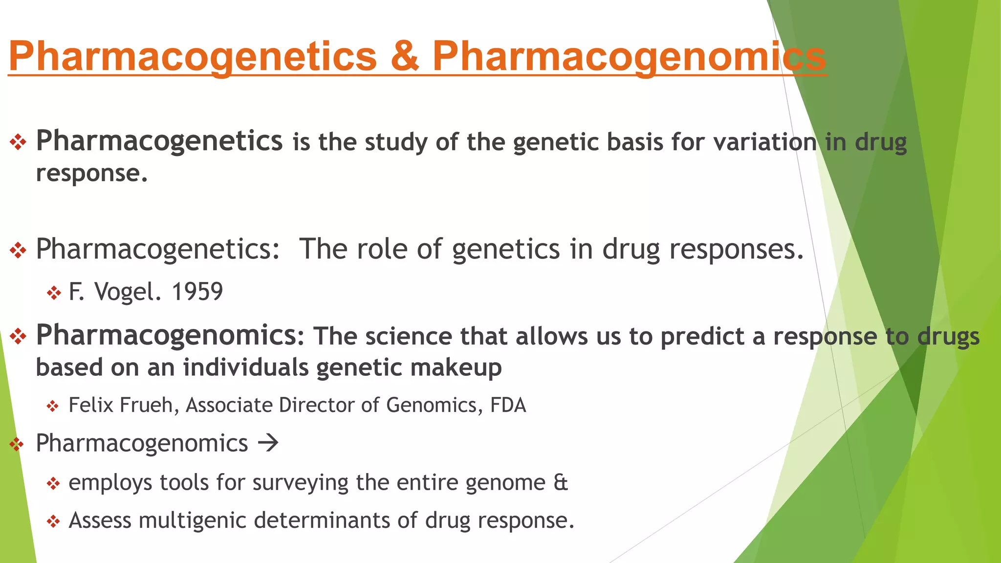 Pharmacogenetics | PPTX