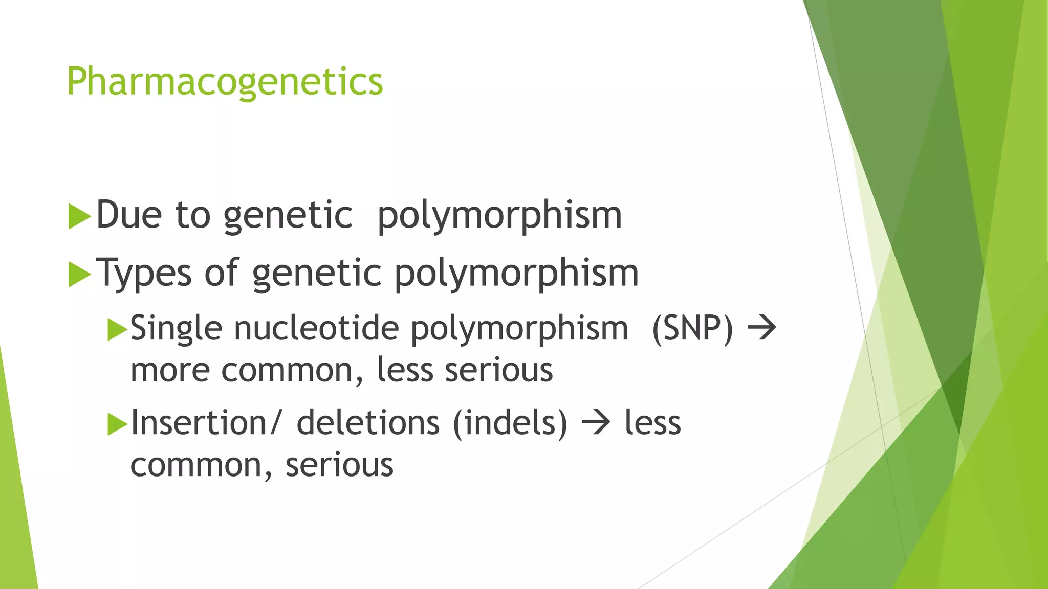 Pharmacogenetics | PPTX