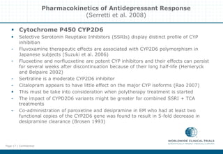 Pharmacogenetics of-response-to-antidepressant-drugs | PPT