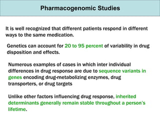 Pharmacogenomics | PPT