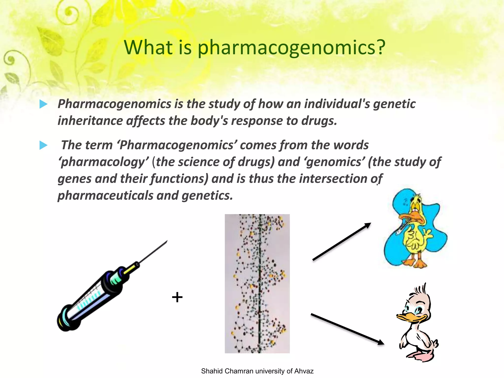 Pharmacogenomics | PPTX