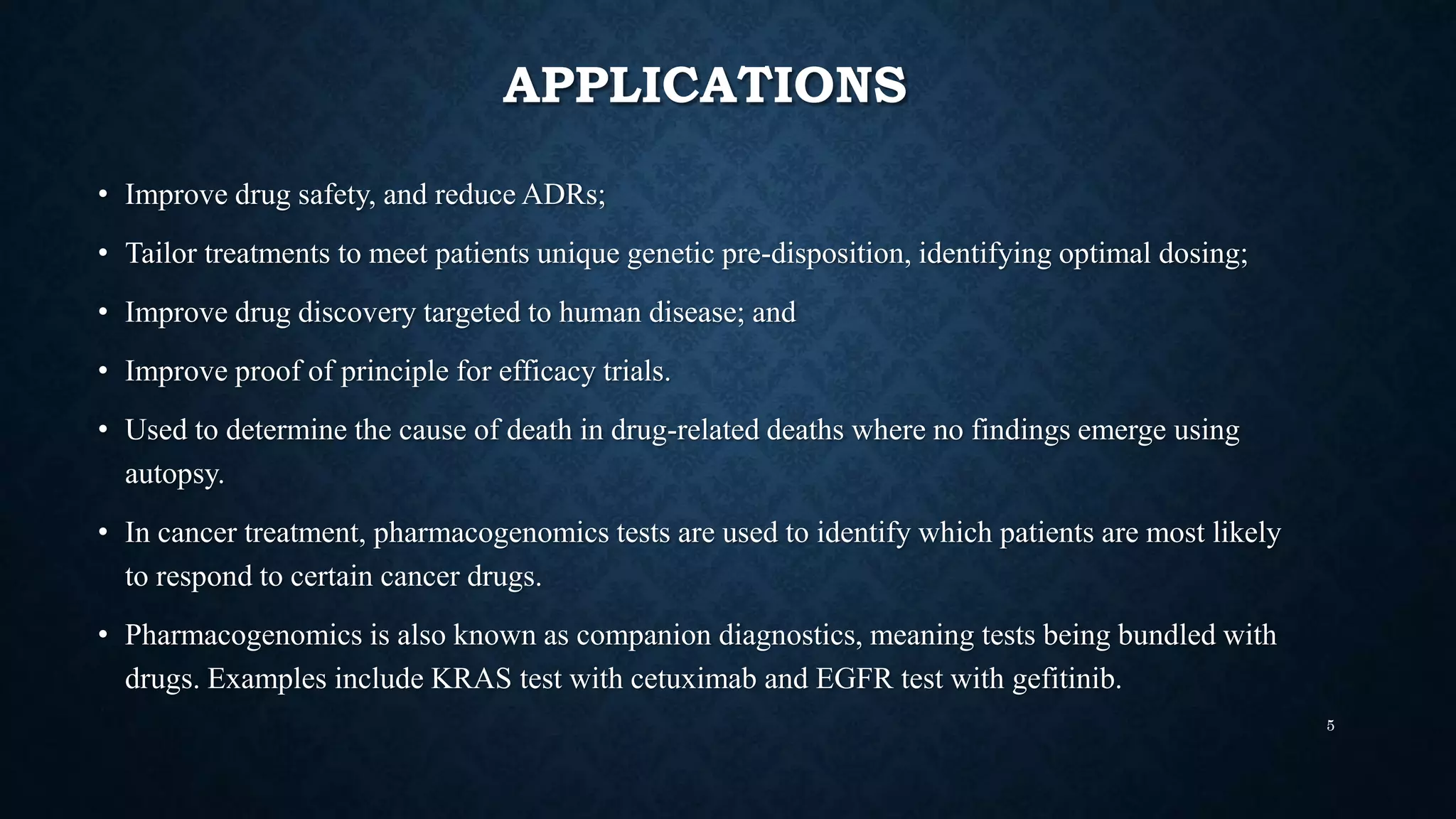 Pharmacogenomics | PPTX