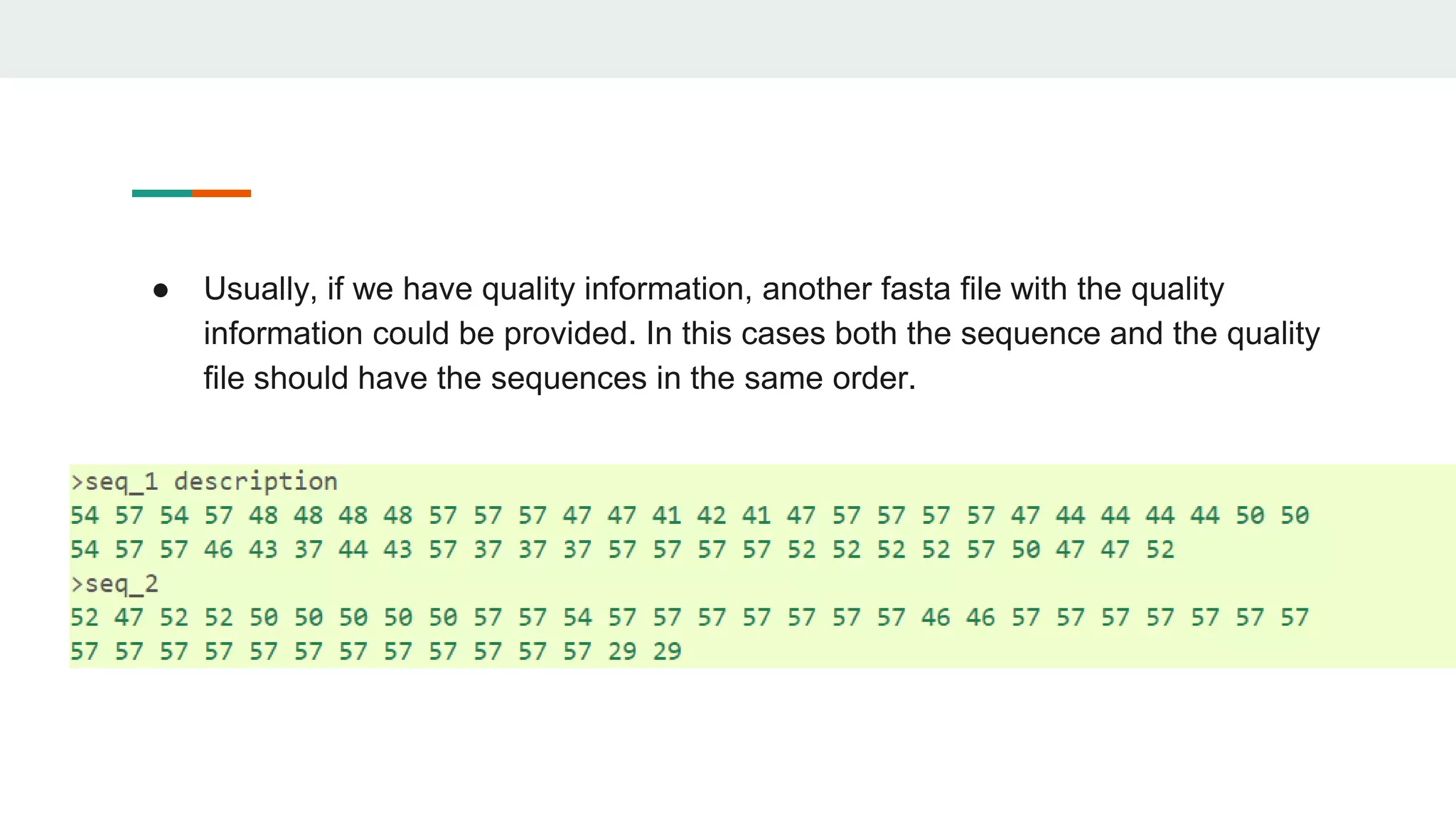 NGS File formats | PPTX