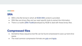 NGS File formats | PPTX