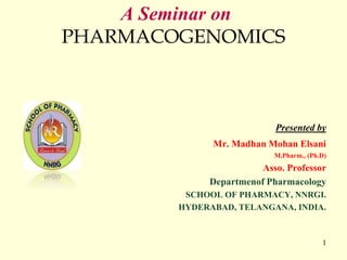 Pharmacogenomics | PPTX