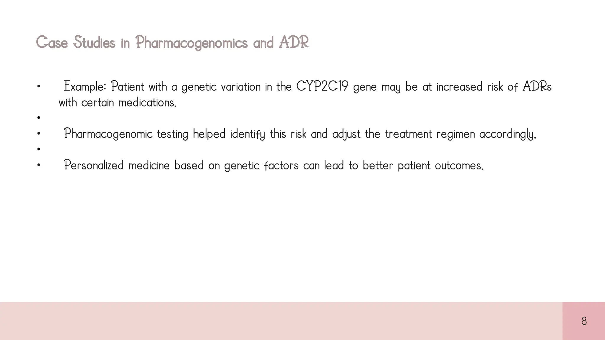 Pharmacogenomics & Adverse Drug Reactions (ADRs) | PDF