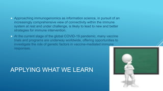 Pharmacogenomics and the immune system.pptx