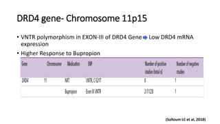 Pharmacogenomics of Nicotine | PPTX