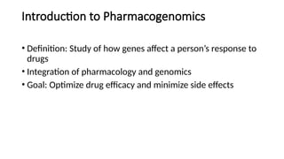 Pharmacogenomics Personalized Medicine Revolution.pptx