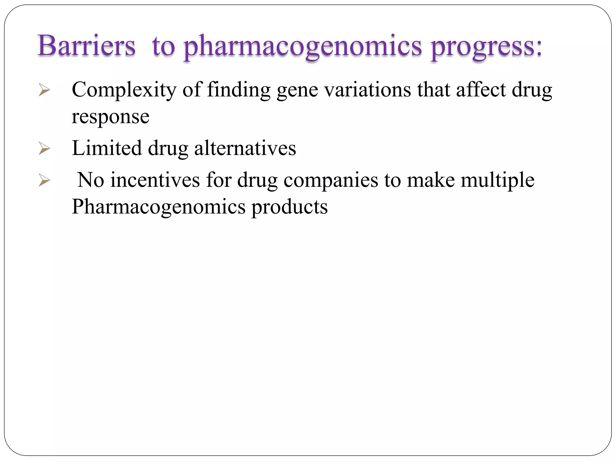 Pharmacogenomics | PPTX