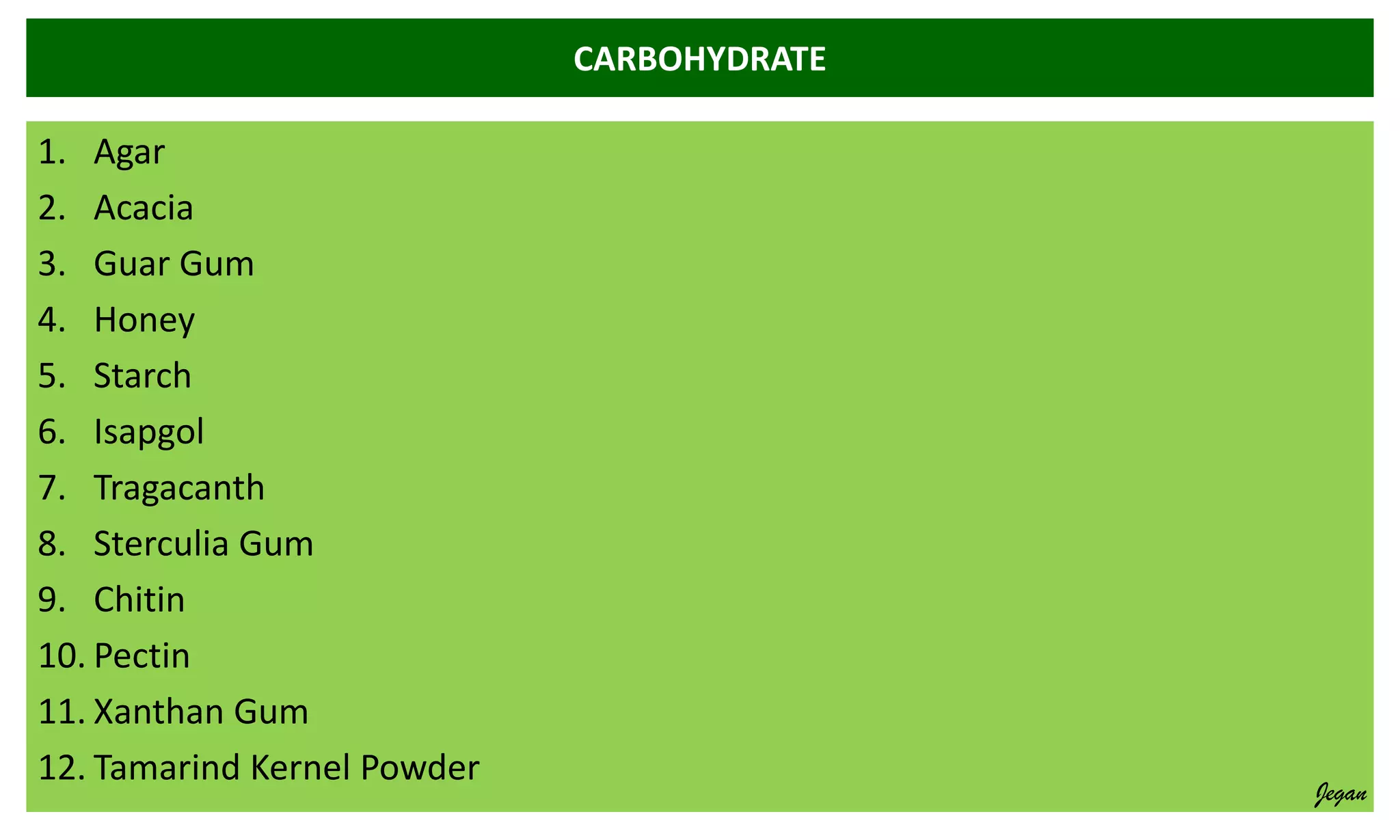 Pharmacognosy of carbohydrates containing drugs | PDF