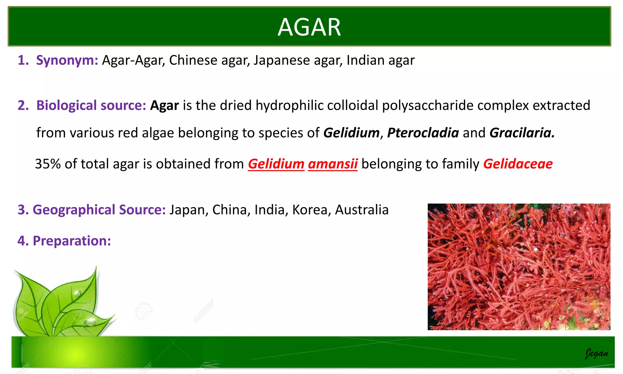 Pharmacognosy of carbohydrates containing drugs | PDF