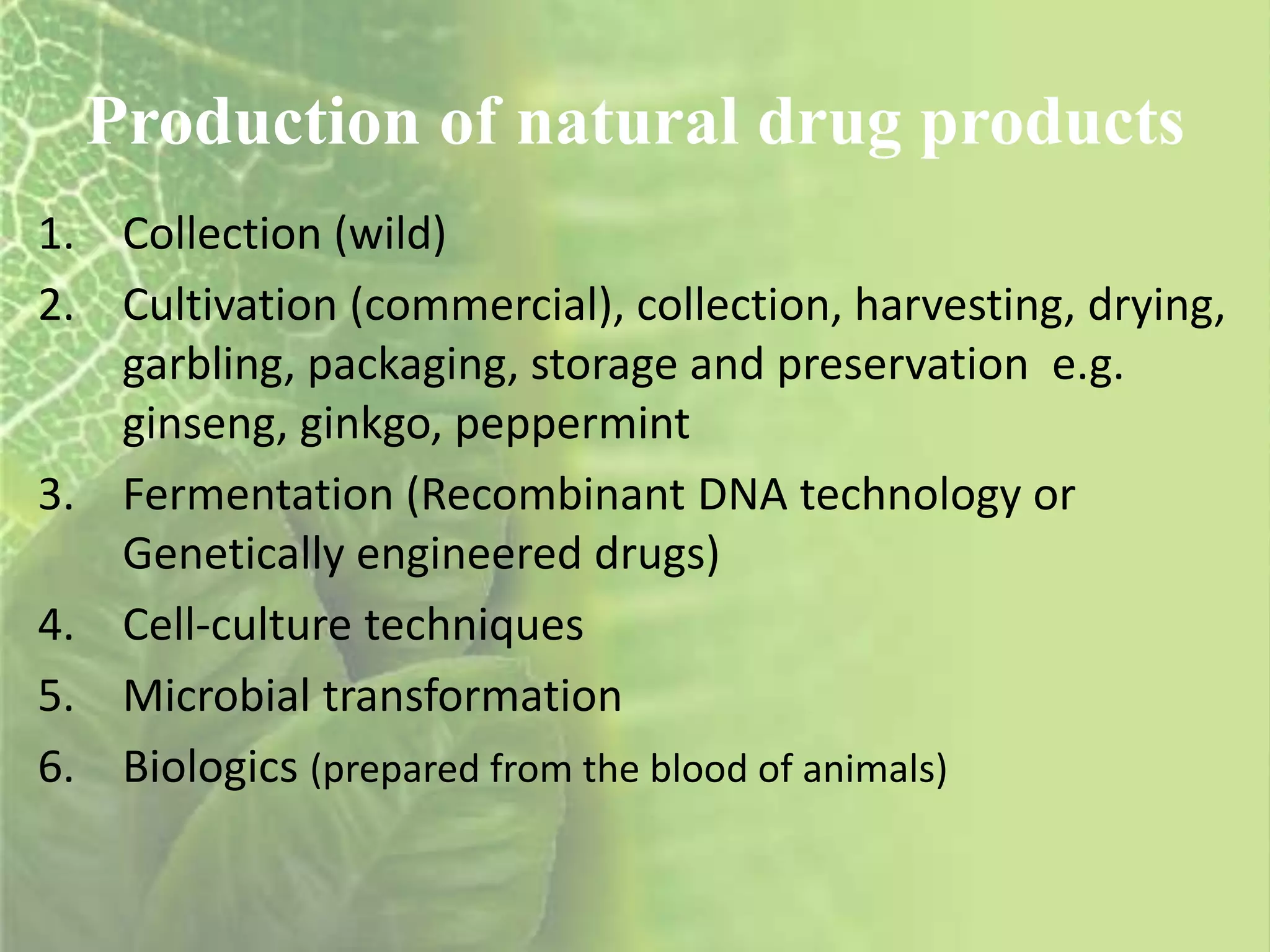 Pharmacognosy | PPTX