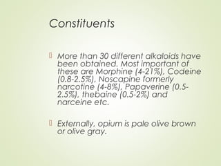 pharmacognocy and difinition of alkaloids | PPT