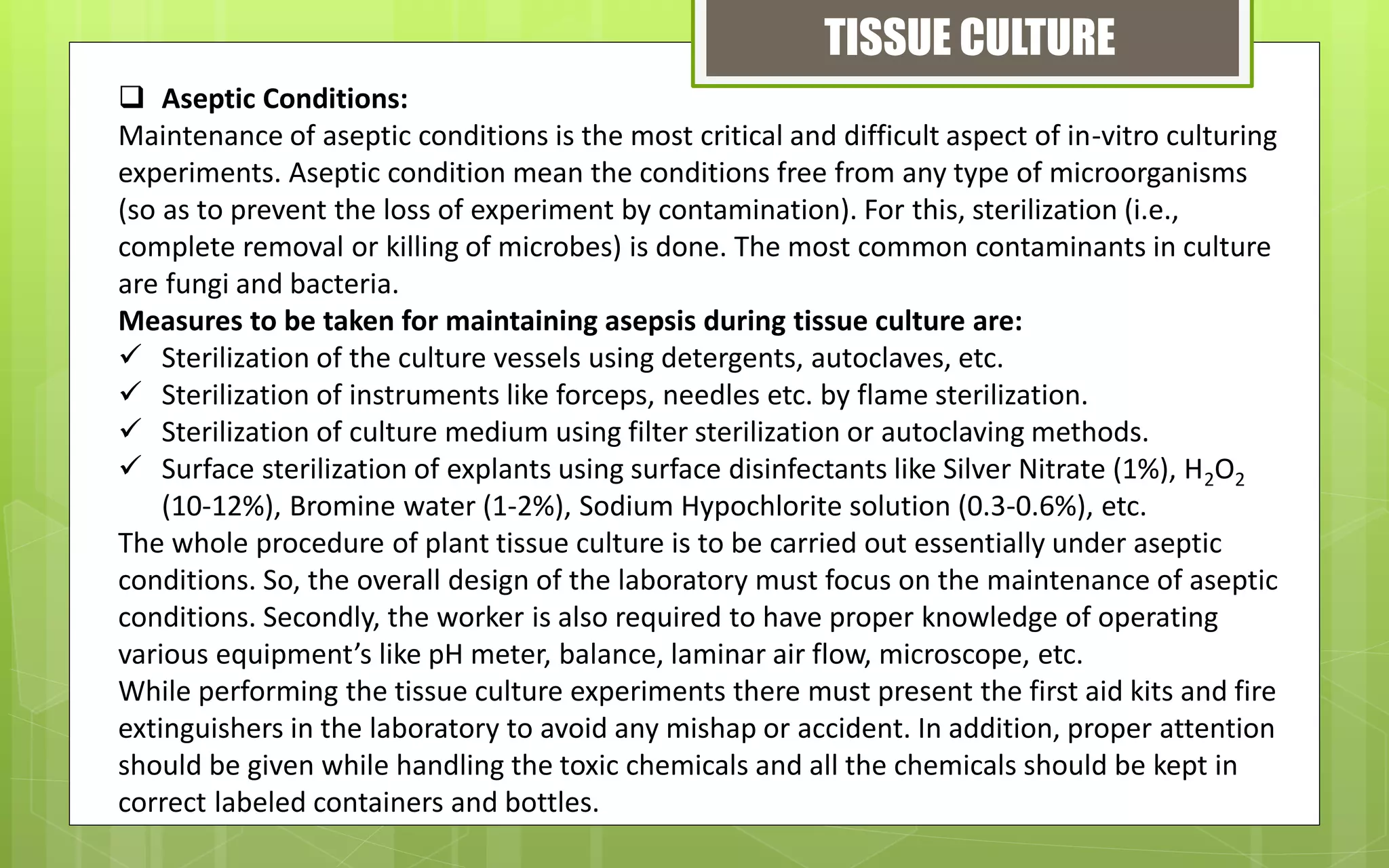 Plant Tissue Culture Complete Presentation | PPTX