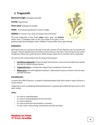 Pharmacognosy II notes | PDF