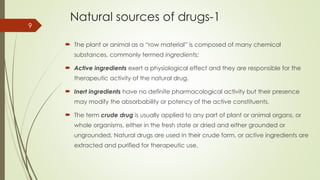 Pharmacognosy -Natural Sources of Drugs.pptx
