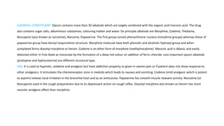 Pharmacognosy Alkaloids | PPTX