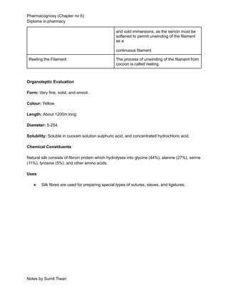 Pharmacognosy Chapter no 6 Diploma In Pharmacy.pdf