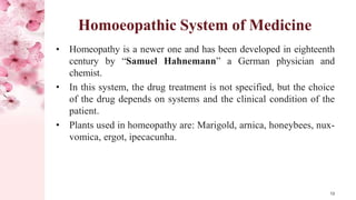 Introduction of Pharmacognosy, Scope and Traditional system of Medicine ...