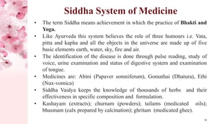 Introduction of Pharmacognosy, Scope and Traditional system of Medicine ...