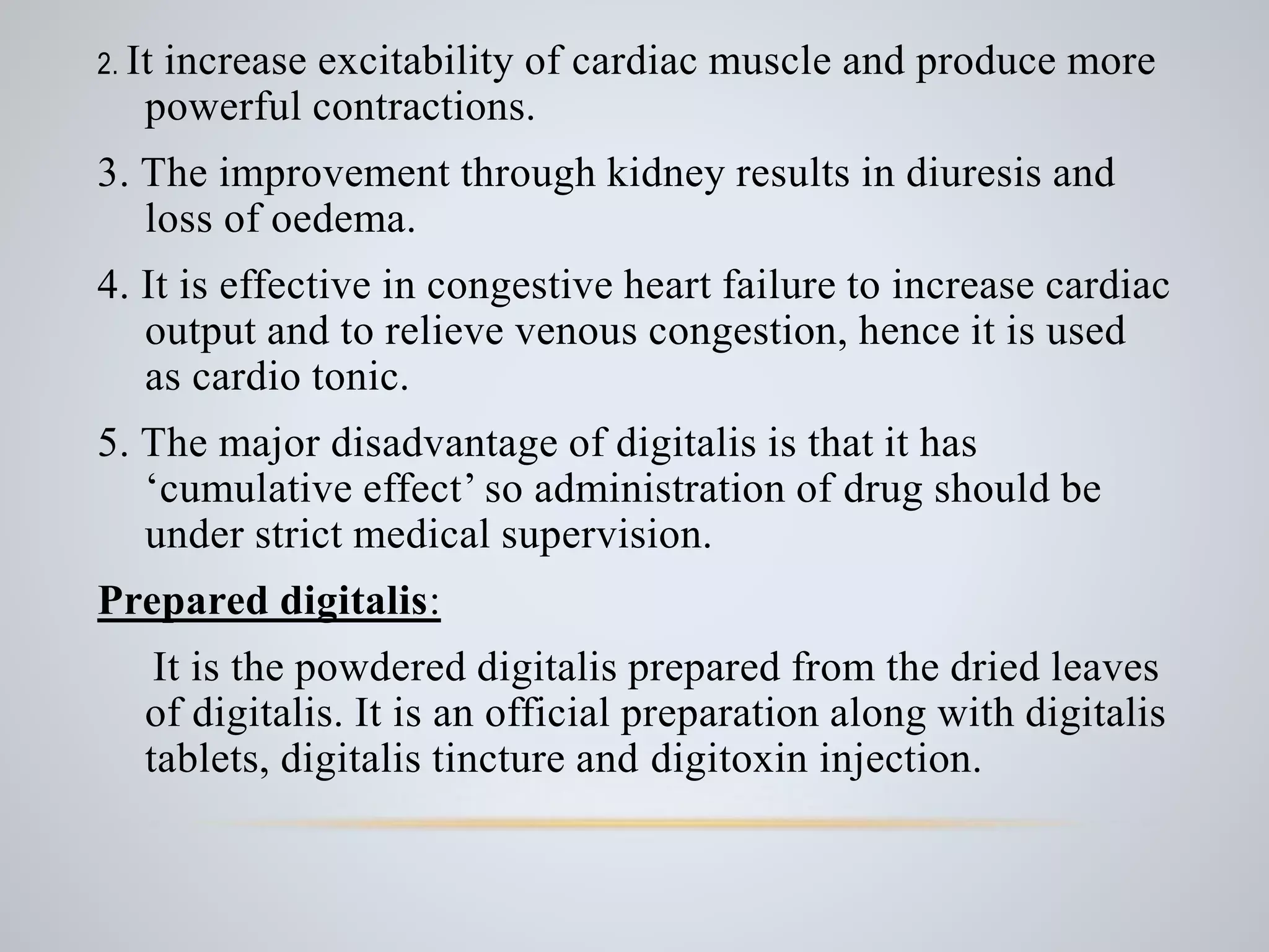 Pharmacognosy of digitalis | PPTX